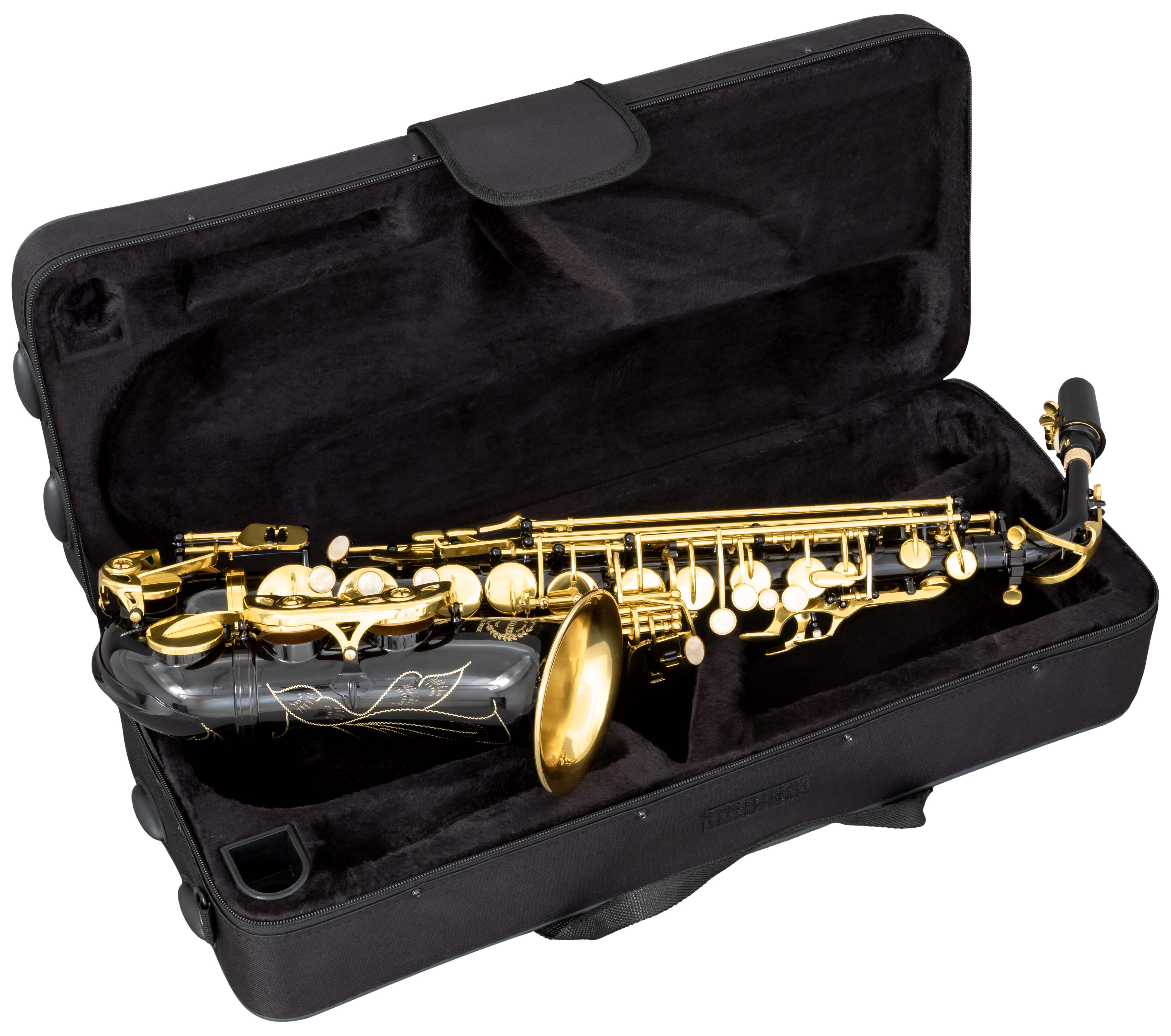 Grassi GR SAL700BK Alto Saxophone in E♭ Black and Yellow Brass L ...