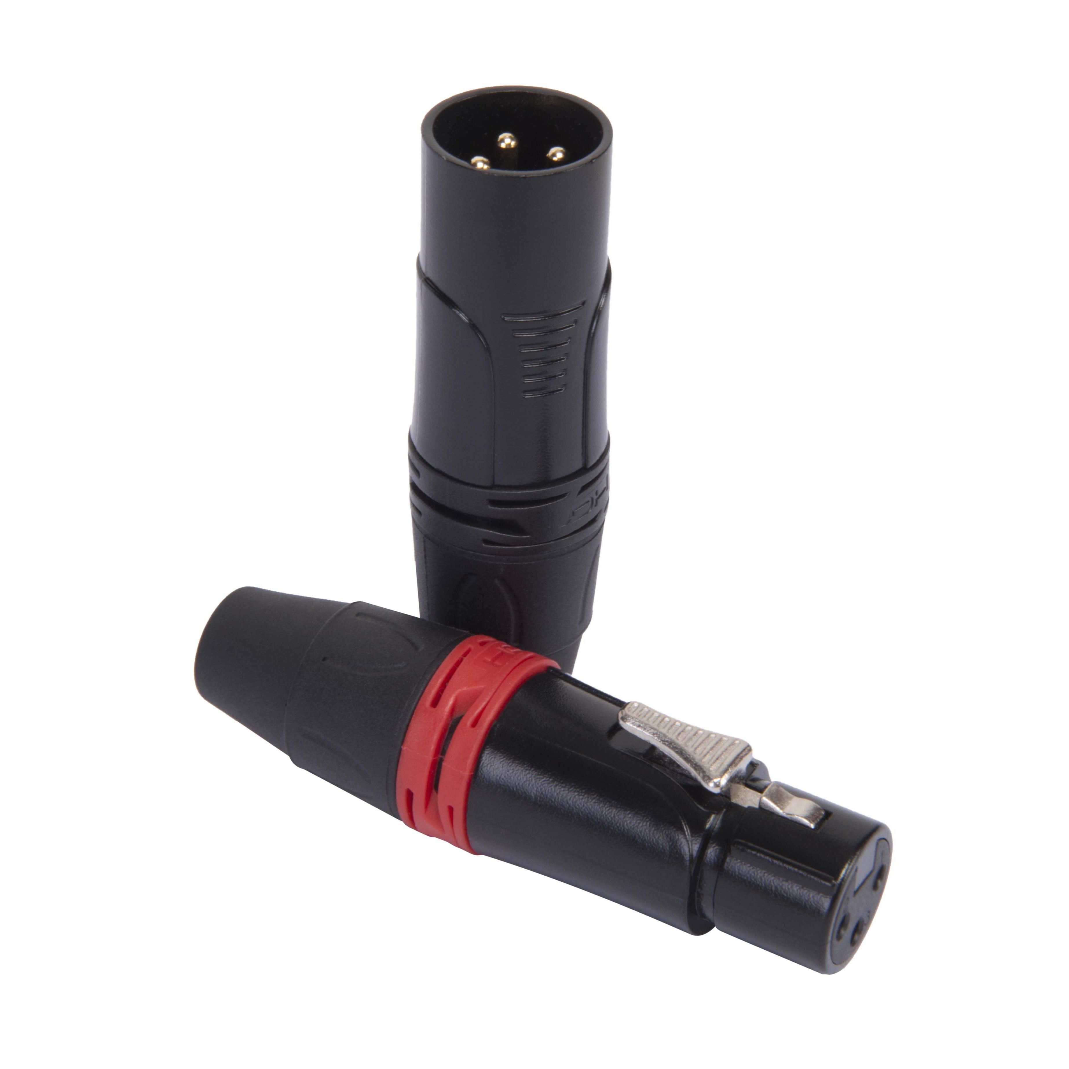 ONEHERO Female 3-Pole XLR Cable Mount and Male 3-Pole XLR Cable Mount ...
