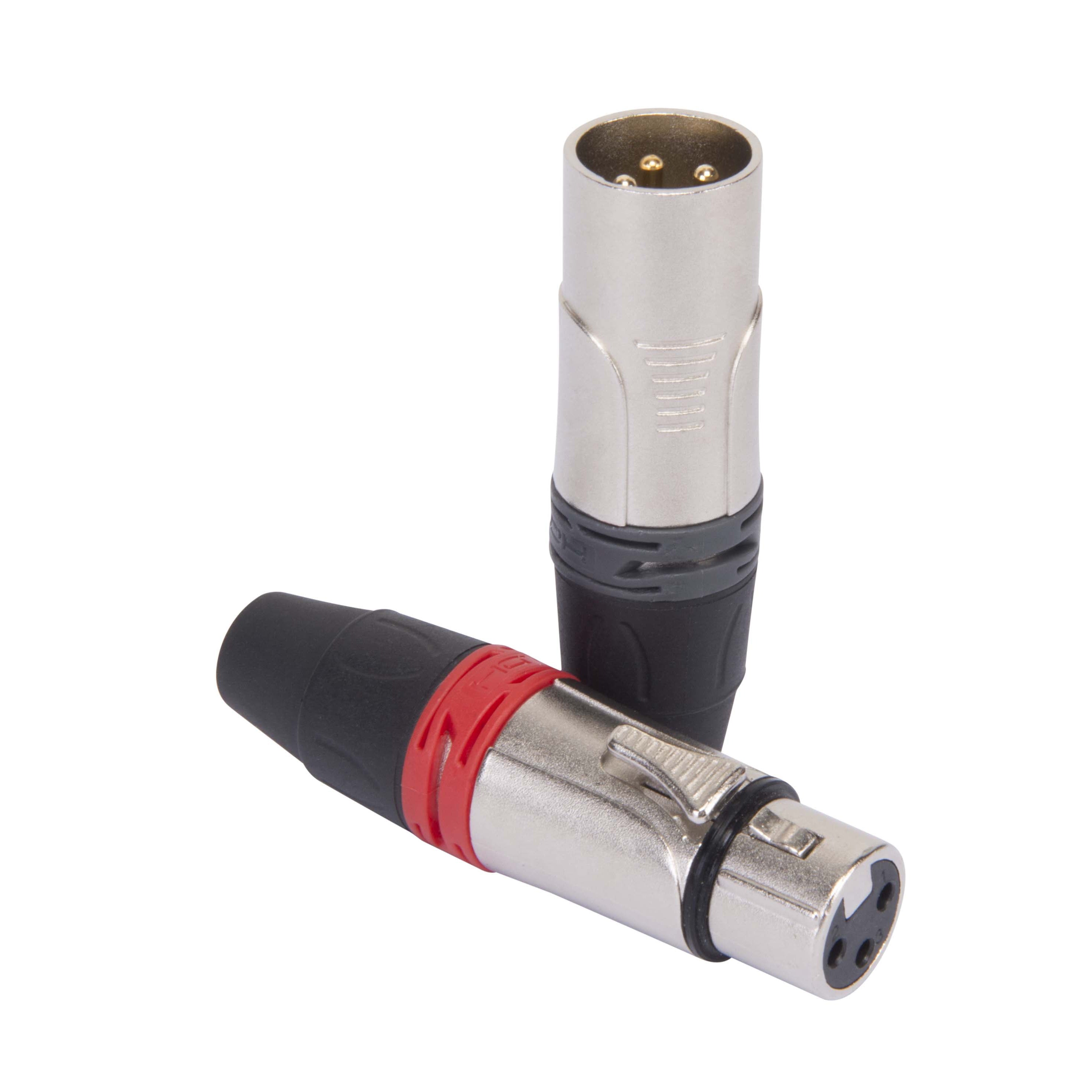 ONEHERO Female 3-pole XLR Cable Mount and Male 3-pole XLR Cable Mount ...