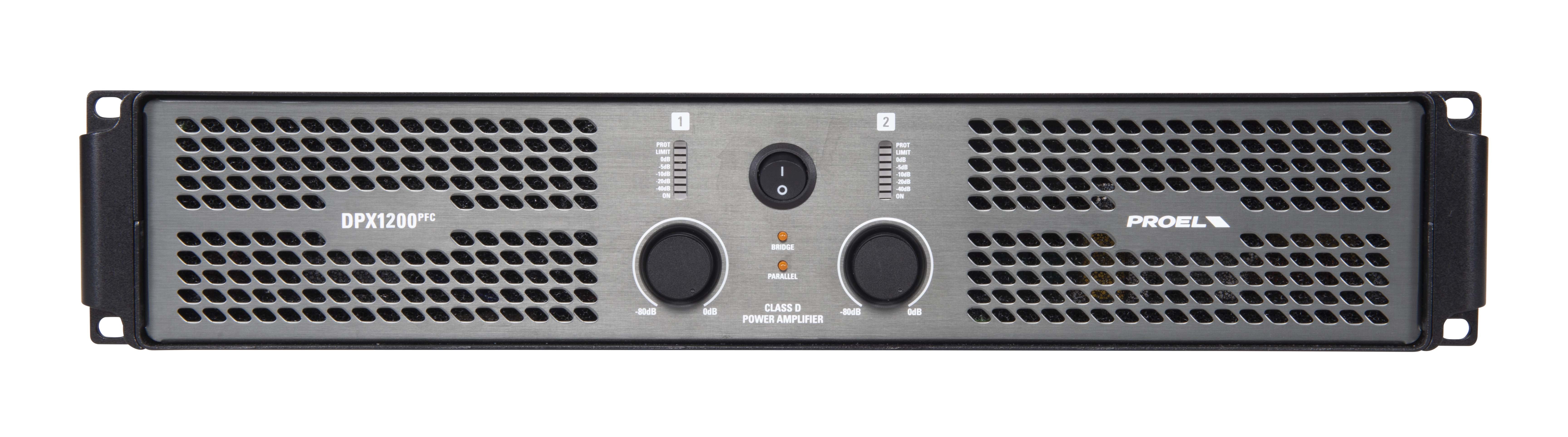 Proel DPX1200PPFC Class D Power Amplifier with SMPS and PFC – Proel ...