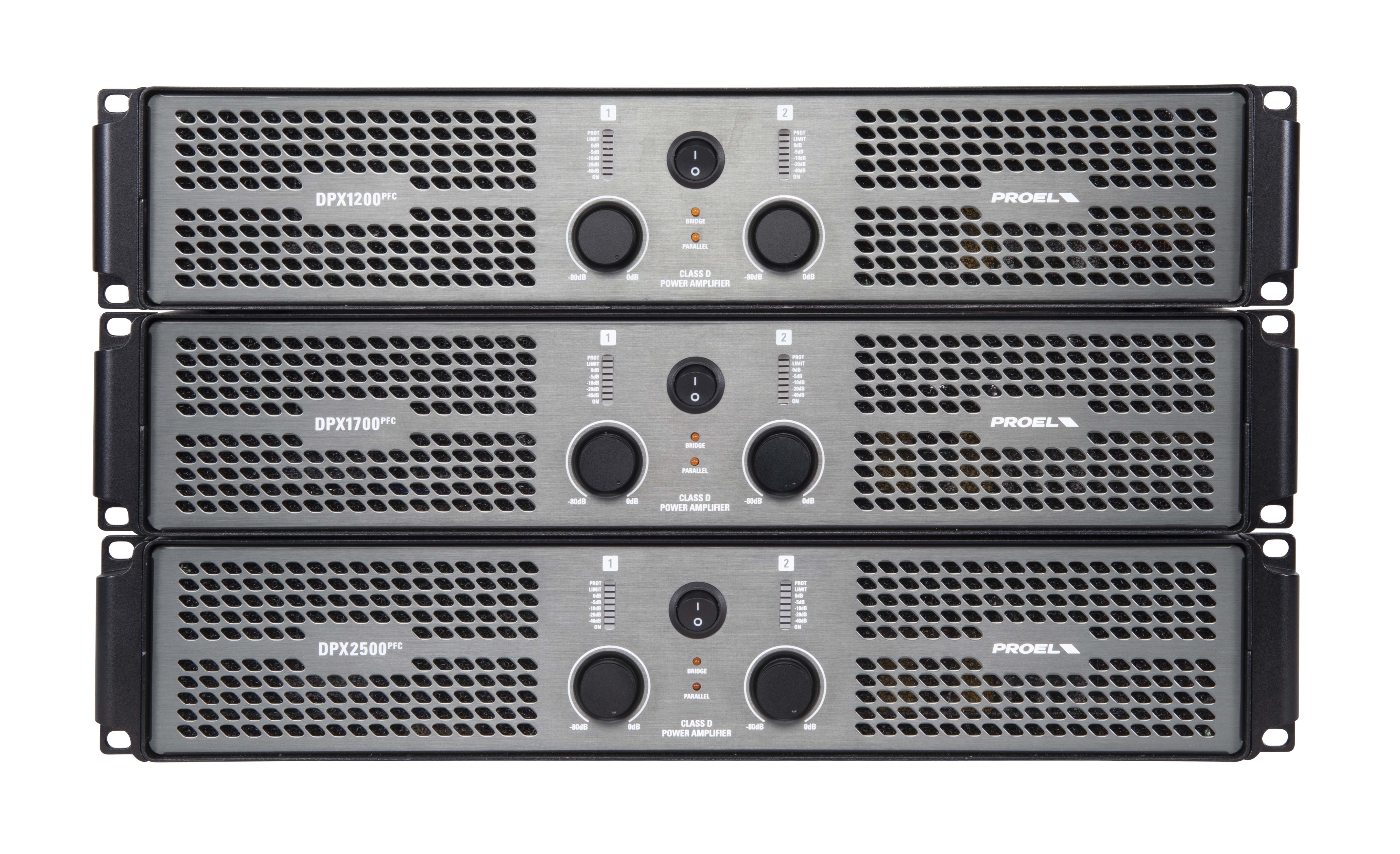 Proel DPX2500PFC Class D Power Amplifier with SMPS and PFC – Proel ...