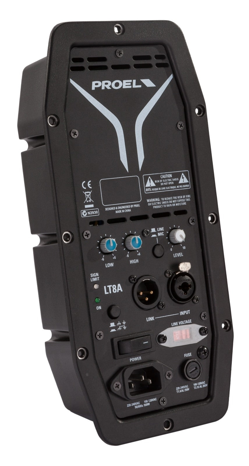 Proel LT8A LITE Series Active 2-Way 8" Loudspeaker – Proel North America