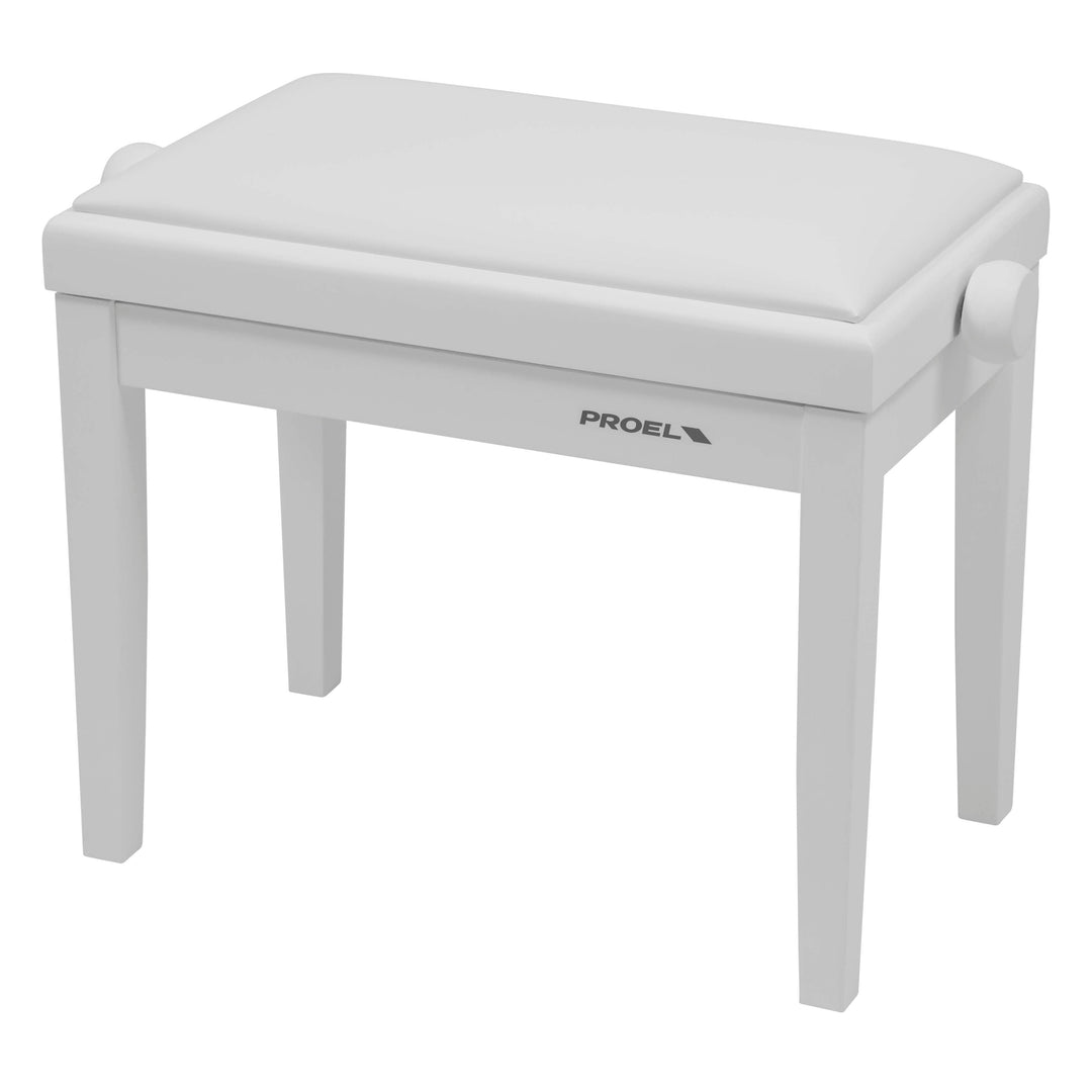 Proel PB90SSWWH Professional Wooden Keyboard Bench in Matte White ...