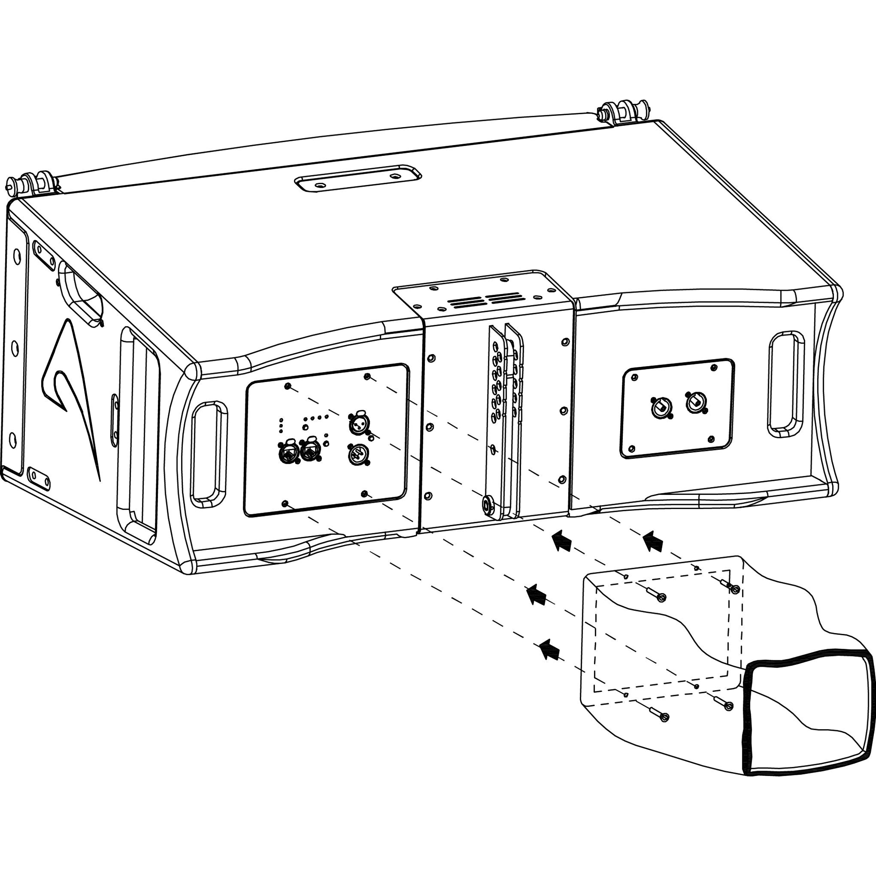 Axiom RAINCOV2010 Rain Cover (For Axiom AX2010 Vertical Array Element ...