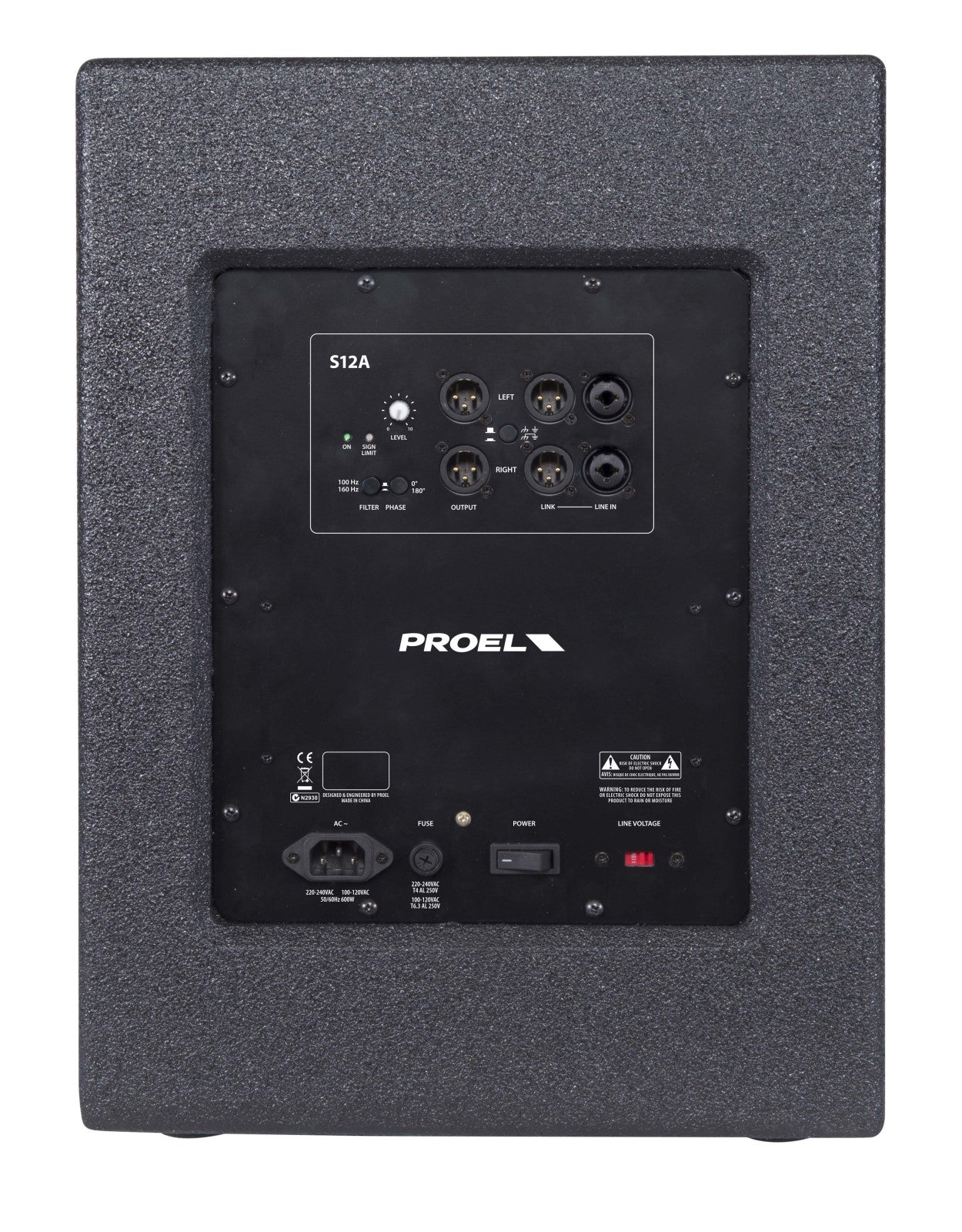 Proel S12A S-Series Active 12" Subwoofer – Proel North America