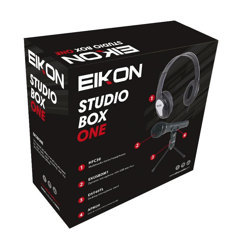 Eikon Basic Home Recording Bundle: EKUSBDM1, HFC30, DST40Tl, APM20 – Proel North America