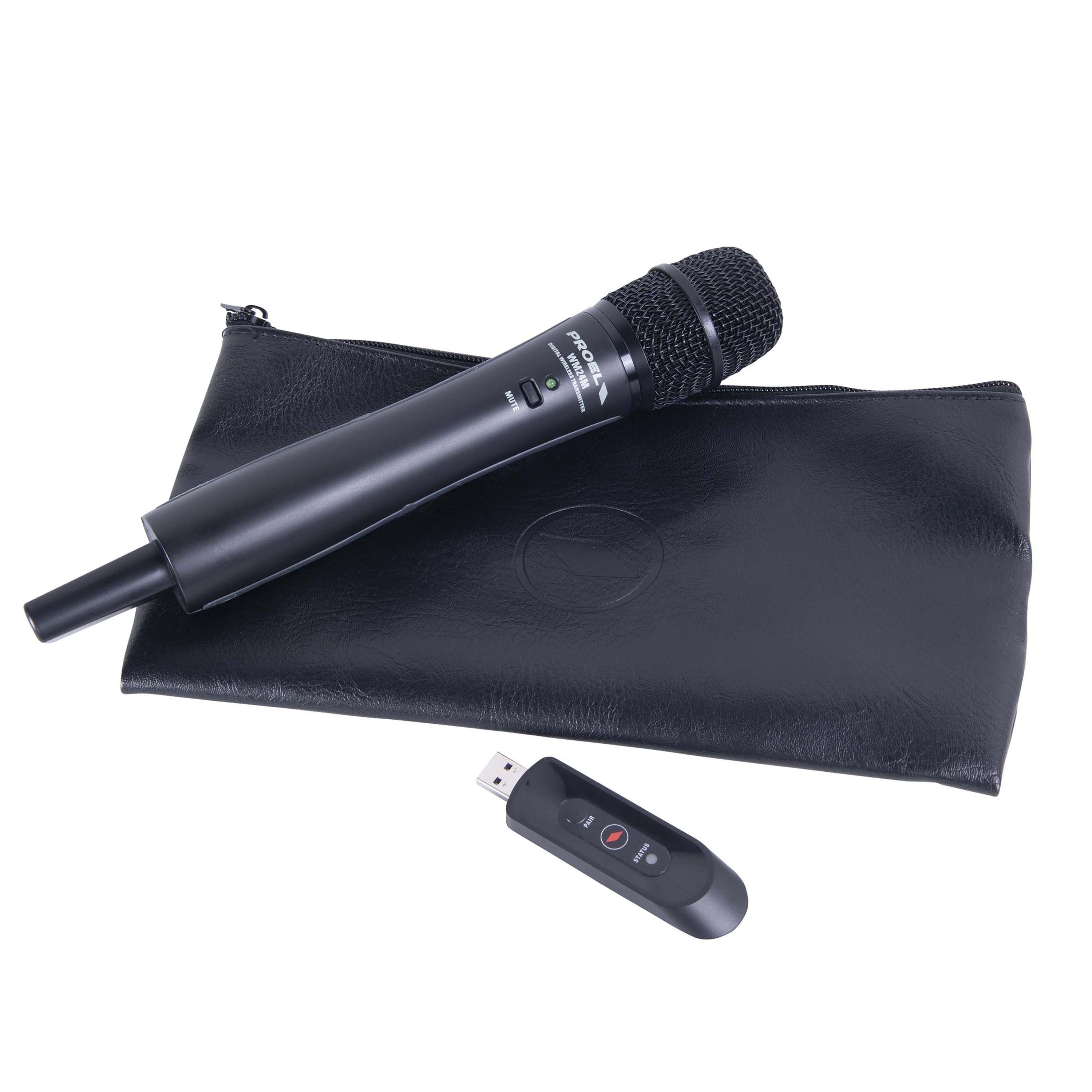 Proel U24H 2.4GHz USB Wireless Handheld Microphone System – Proel North ...