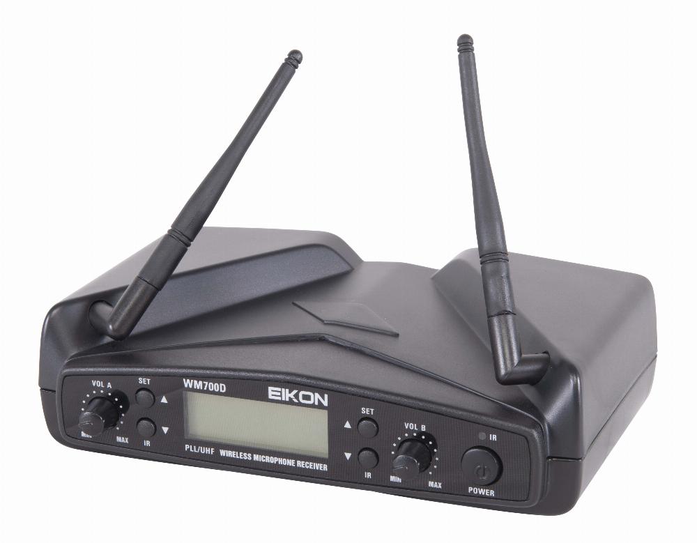 Eikon Dual Channel Pll UHF Wireless Handheld Microphone System – Proel ...