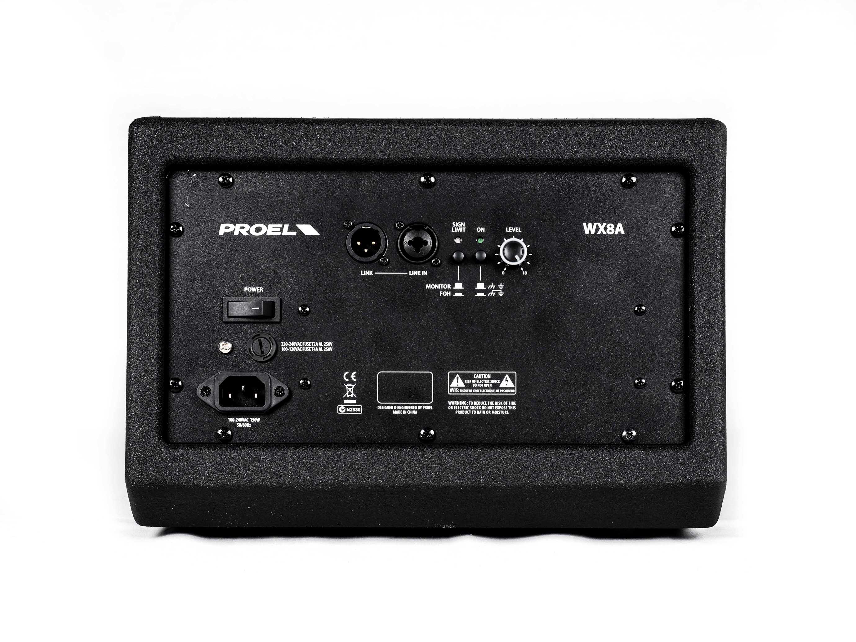 Proel WX8A WX Series Active 2-Way Coaxial 8" Stage Monitor – Proel ...